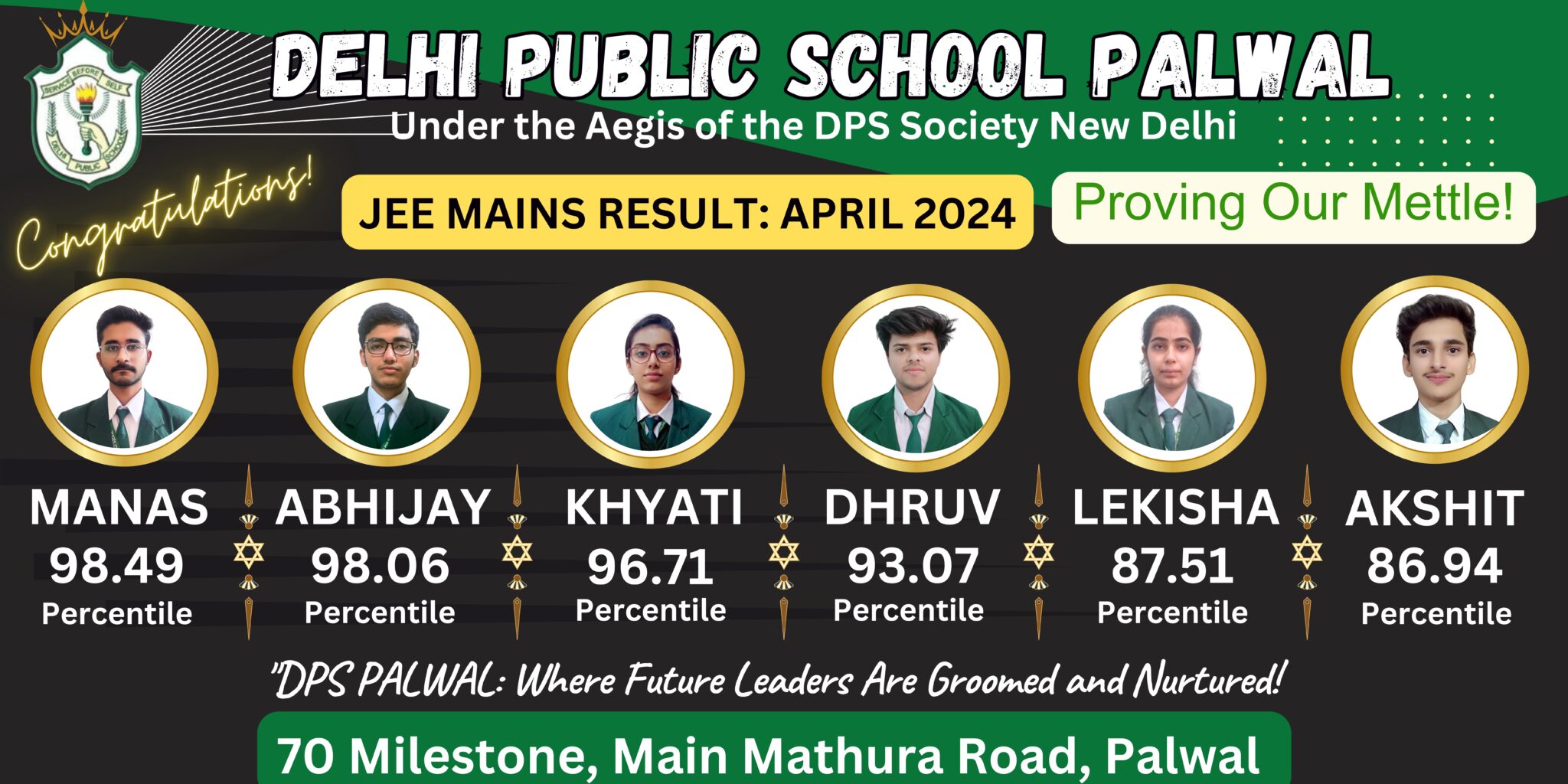 National Achievement – DPS Palwal